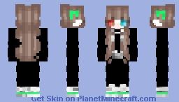 3D egirl Minecraft Skin