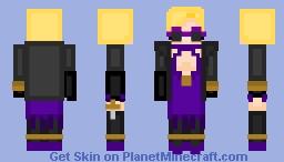 Nina Williams (with glasses) Minecraft Skin