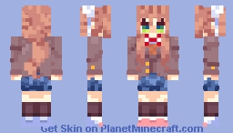 Monika Minecraft Skin