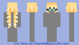 Blonde Braided Pigtails Minecraft Skin