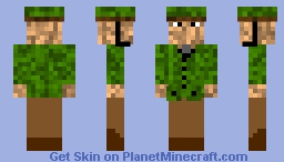 destroy all humans! soldier Minecraft Skin