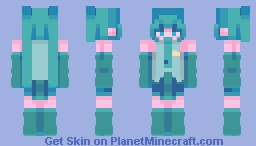 hatsune miku . 🌱 Minecraft Skin