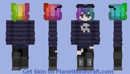 rainbow remy Minecraft Skin