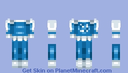 Blue Belugas Thing Minecraft Skin