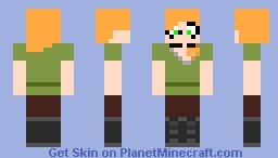 Anime Alex from @silpaeja Minecraft Skin