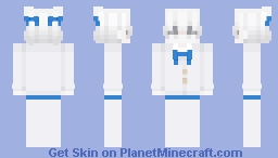 Blue femboy Minecraft Skin