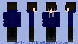 blue boy Minecraft Skin