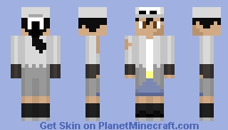 female happy ghast tamer Minecraft Skin