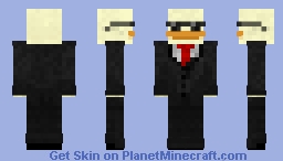Secret agent duck 2 Minecraft Skin