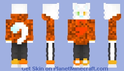 Mysticat But Orange Minecraft Skin