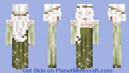 green fae Minecraft Skin