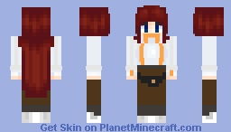 Moeka Kiryu Steins;Gate Minecraft Skin