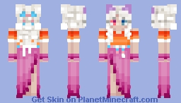 VelvetAshes - Pride (Trans and Lesbian Flag) Minecraft Skin