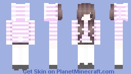 Pink Bunny Girl Minecraft Skin