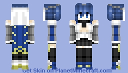 Ouro Kronii Minecraft Skin