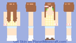 cute chibi spring girl Minecraft Skin