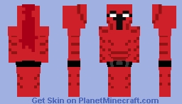 Blood-Red Commander Igris Minecraft Skin