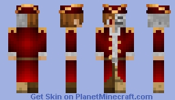 Pirate red- steel Minecraft Skin