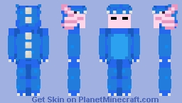 axo-dino Minecraft Skin