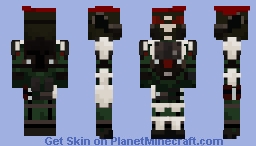 helldivers 2 armor skin Minecraft Skin