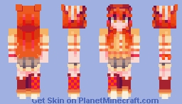 orange Minecraft Skin