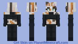 commission ; calico cat Minecraft Skin