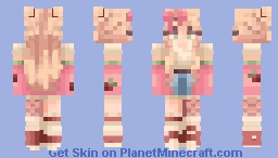 strawberry field . reshade results . 🍓 Minecraft Skin
