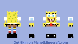 Spongebob Squarepants Minecraft Skin