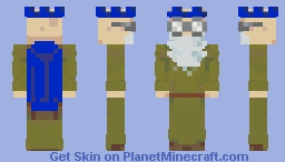Wise Old Man from Runescape Minecraft Skin