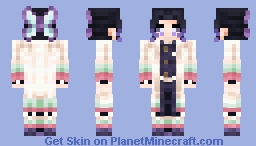 胡こ蝶ちょう 忍しのぶ Shinobu kocho Minecraft Skin