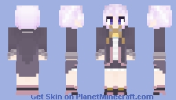 魔女の旅々 イレイナ The Journey of Elaina Minecraft Skin