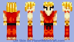 Ken (Street Fighter Alpha/Zero) Minecraft Skin