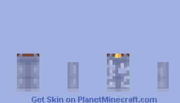 Clothing Base - Low Rise Ripped Jeans With Belt Minecraft Skin