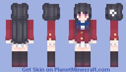 Suzune Horikita | Classroom of the Elite Minecraft Skin