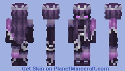 Enderman Hybrid Queen *+.°~ Minecraft Skin