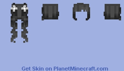 Hair Base 6 black ver Minecraft Skin