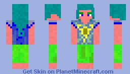 Alien Woman Minecraft Skin