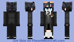 Skin YuzuKurozawaVt (Uniforme Gris) Minecraft Skin