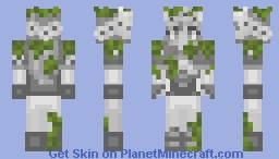 DinoSpr0ut Mossy Statue Minecraft Skin