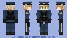Monty as police Minecraft Skin