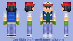 Ash Ketchum Minecraft Skin