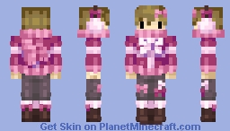 Pink presents Grian ~ MCC Snow Down Minecraft Skin