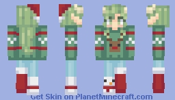 Reindeer Christmas Sweater Skin Base Minecraft Skin