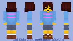 Chara Undertale Minecraft Skin