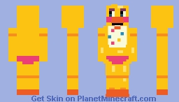 Toy Chica - FNAF 2 Minecraft Skin