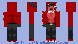 Anime Foxy - FNAF UCN Minecraft Skin