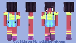 Techno Fireworks Minecraft Skin