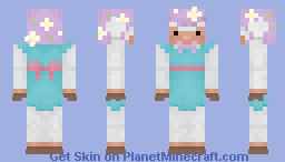 New Baby Sheep/Lamb with bonnet and cute outfit Minecraft Skin