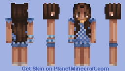 Popbluehare Minecraft Skin