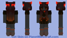red devil girl Minecraft Skin